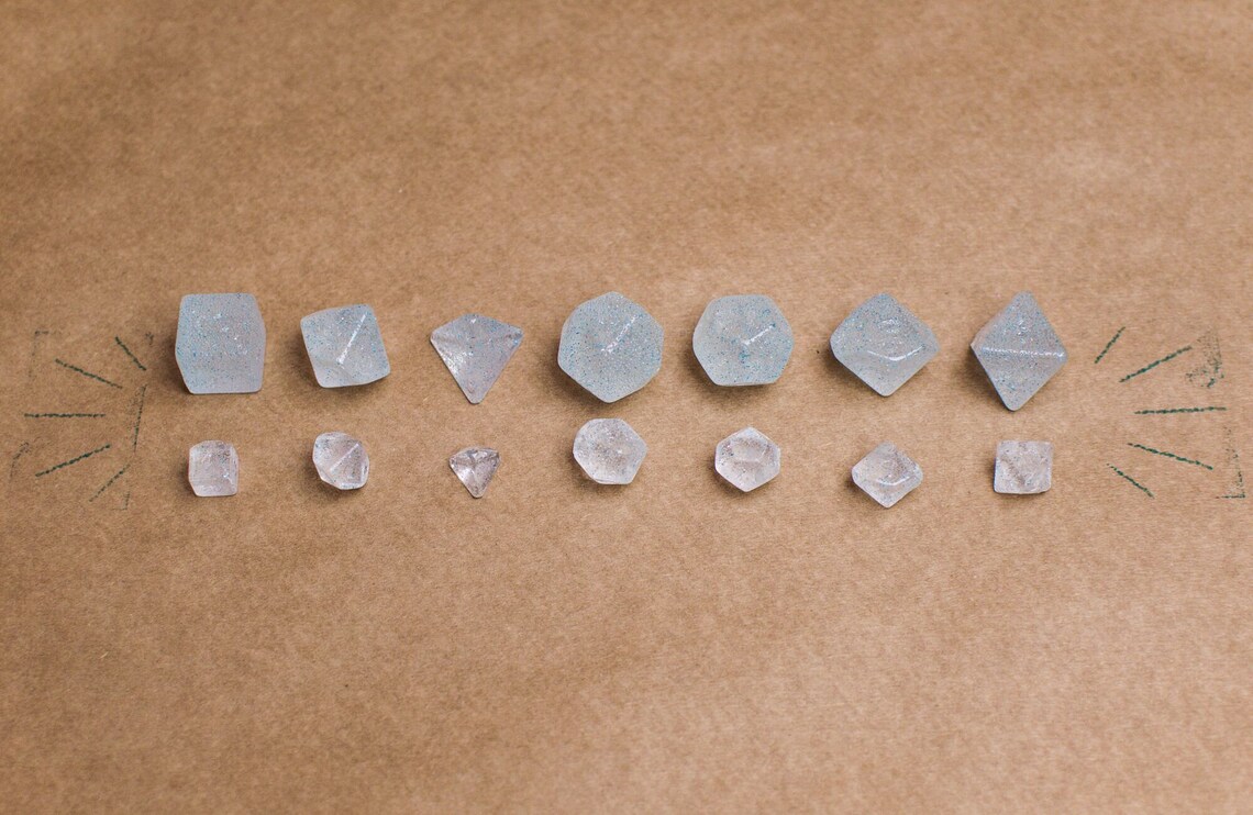 Polyhedral Sugar Dice Set | Etsy