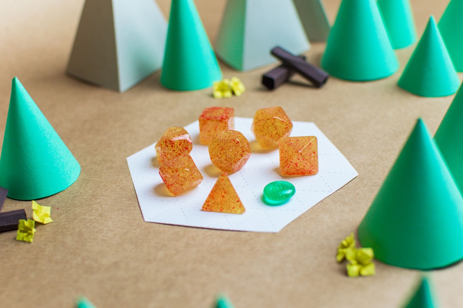 Polyhedral Sugar Dice Set | Etsy