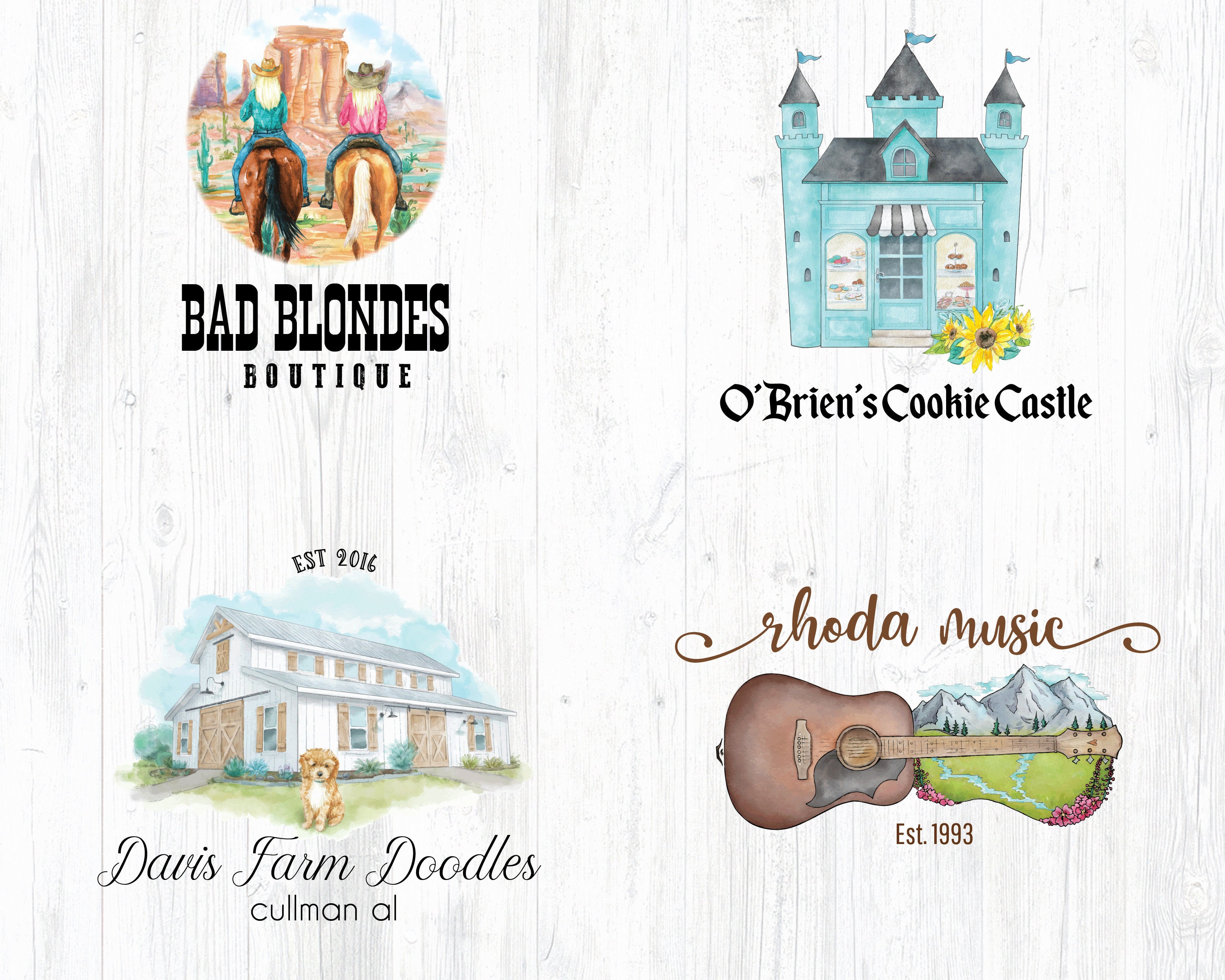 Logo Design NO CLIPART Full Copyright Transfer Unique and - Etsy