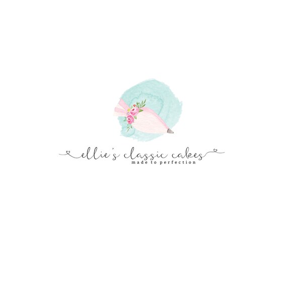 Paper & Party Supplies Paper Bakery Logo Piping Bag Logo Baker Logo ...