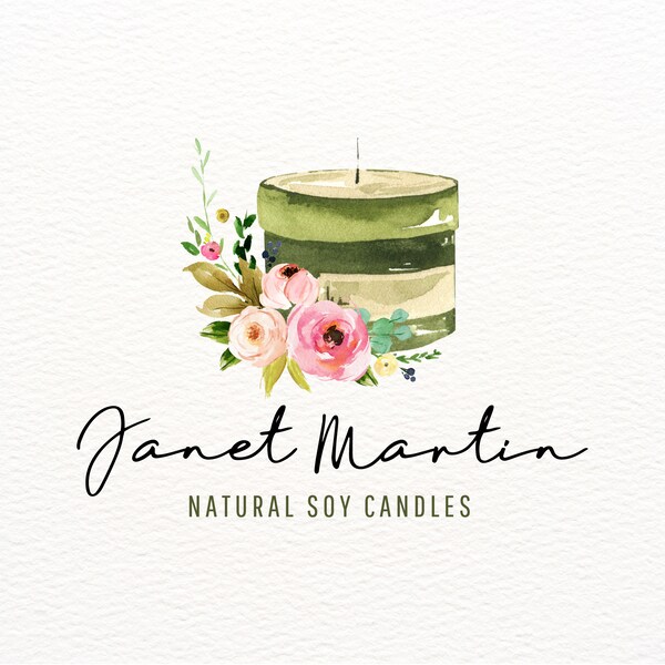Candle Logo - Etsy