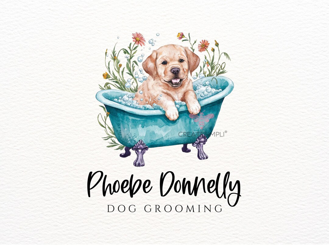 Custom Dog Logo, Labrador Retriever, Labradoodle, Goldendoodle, Pet ...