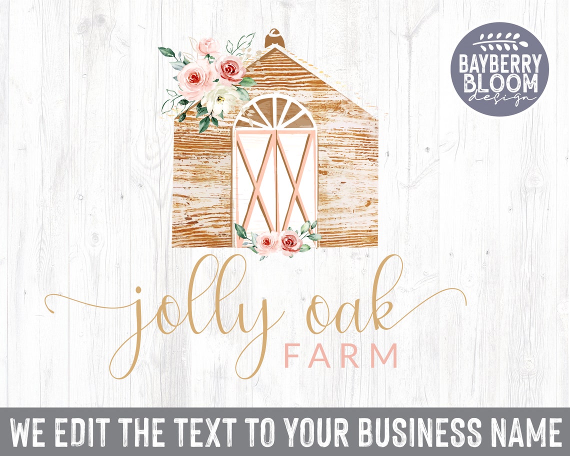 Barn Logo Wood Logo Farm Logo Custom Logo Branding - Etsy
