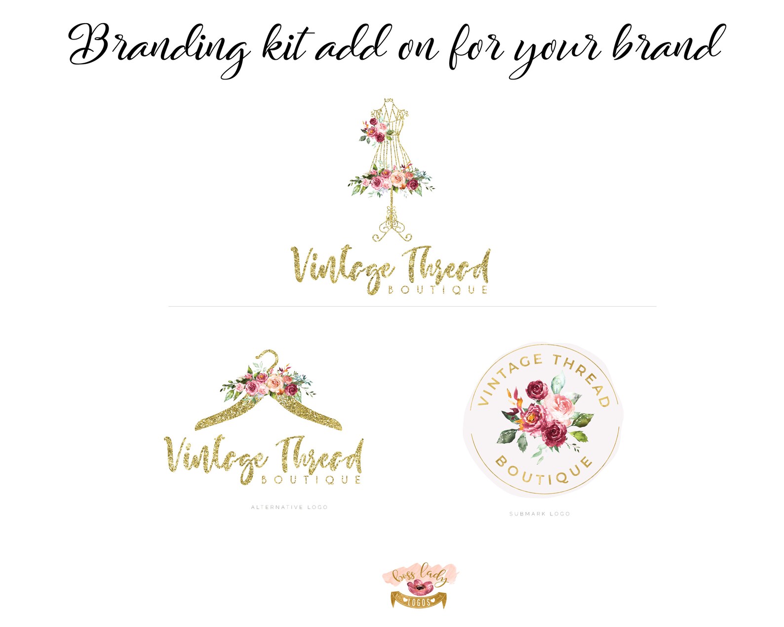 Barn Logo Vintage Pink Rustic Logos Farm Logo Design | Etsy