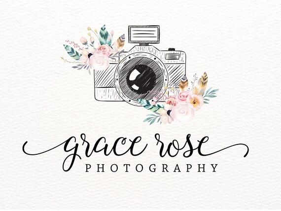 Camera Watermark Logo Camera Logo Modern Photography Signature Logo