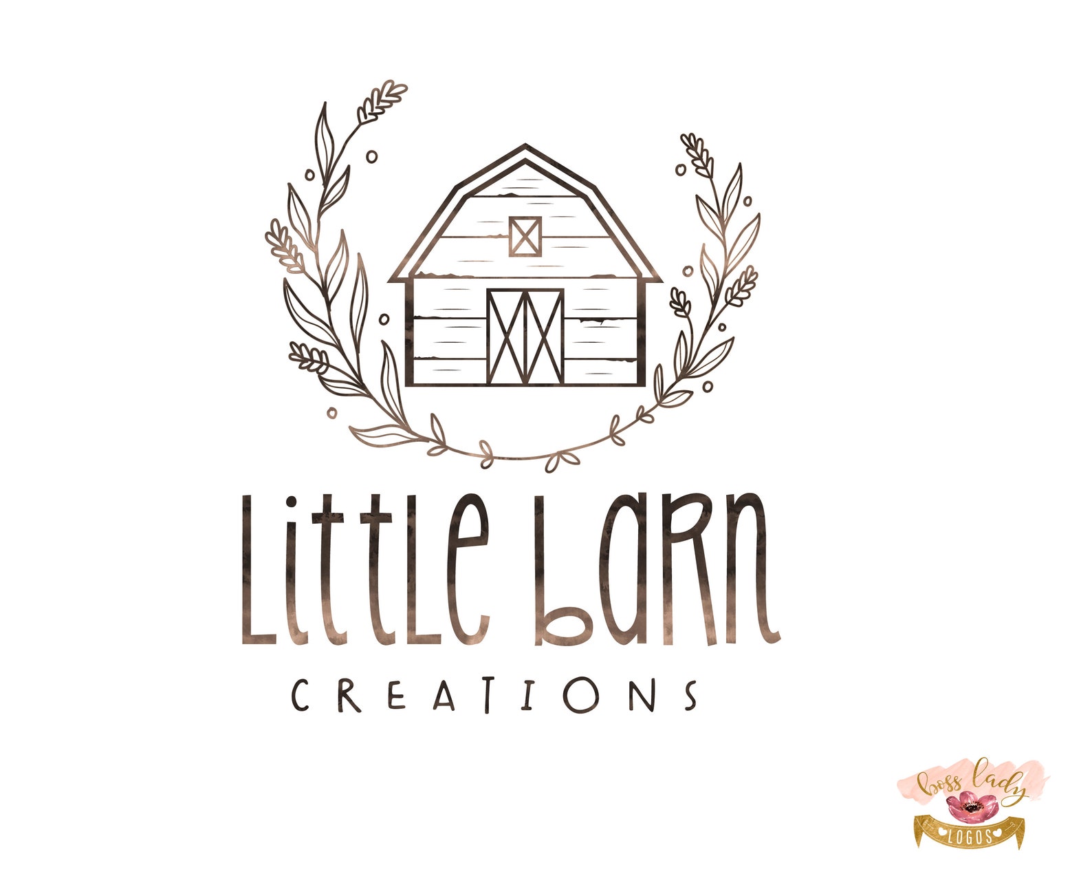 Barn Logo Minimalist Logo Farmhouse Logo Hand Drawn Barn - Etsy