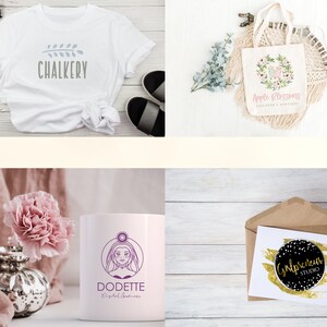 Craft Logo Rustic Wood Boutique Logo Design Watercolor - Etsy