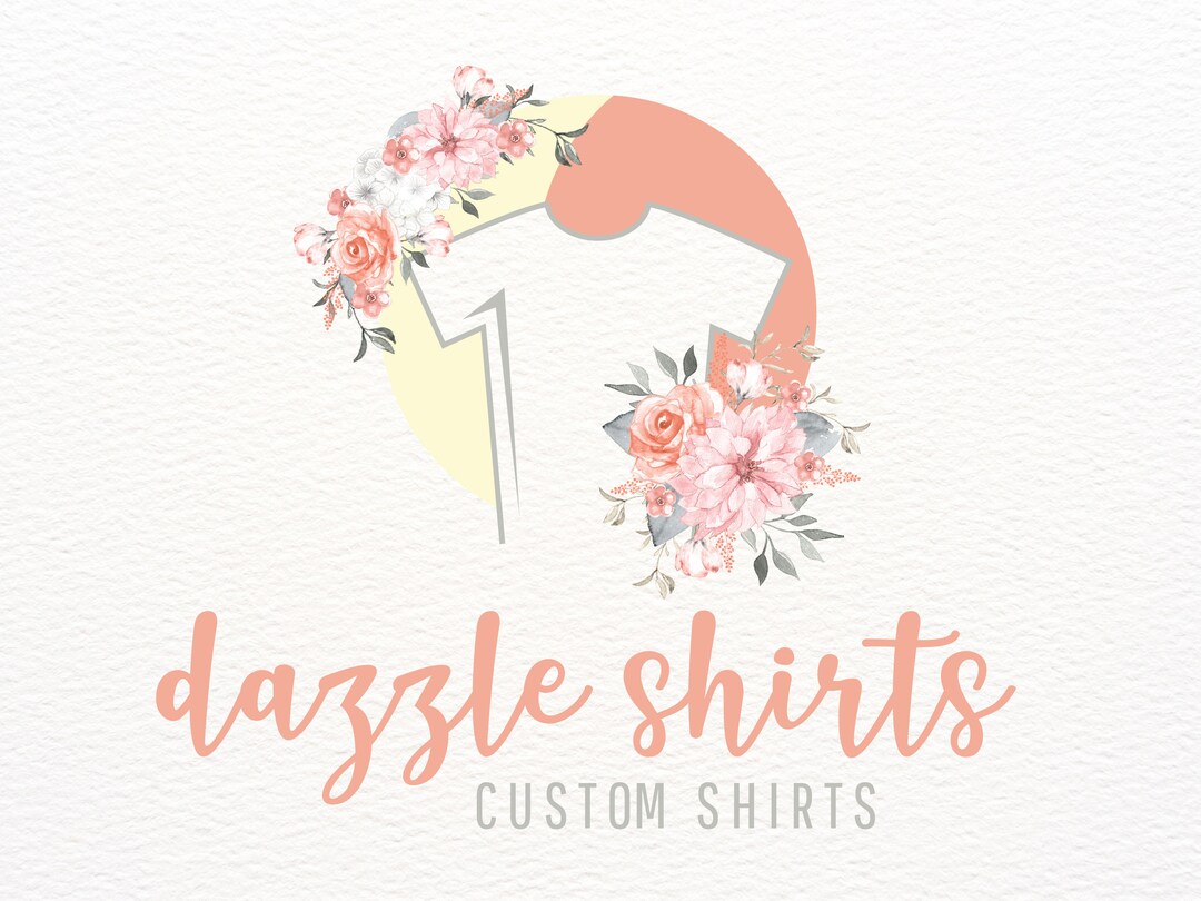 Shirt Logo, Boutique Logo, Clothing Store Logo, Custom Logo, Branding ...