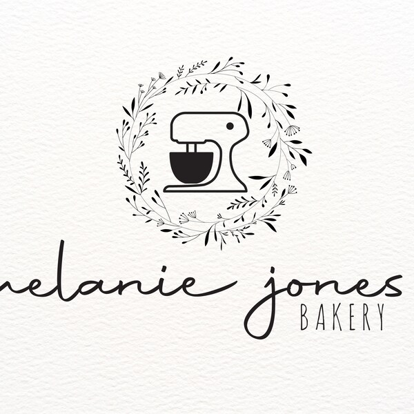 Black and White Baking Logo - Etsy