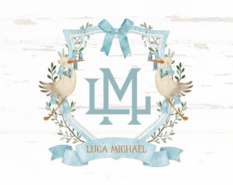 Newborn Boy Crest - Etsy