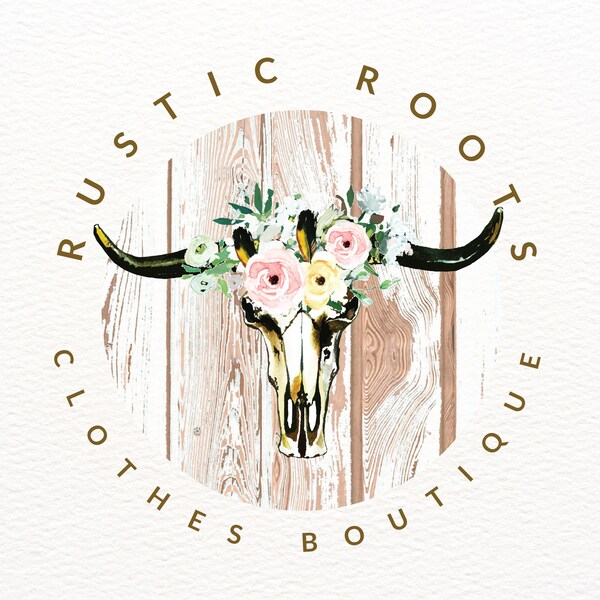 Rustic Circle Stamp - Etsy