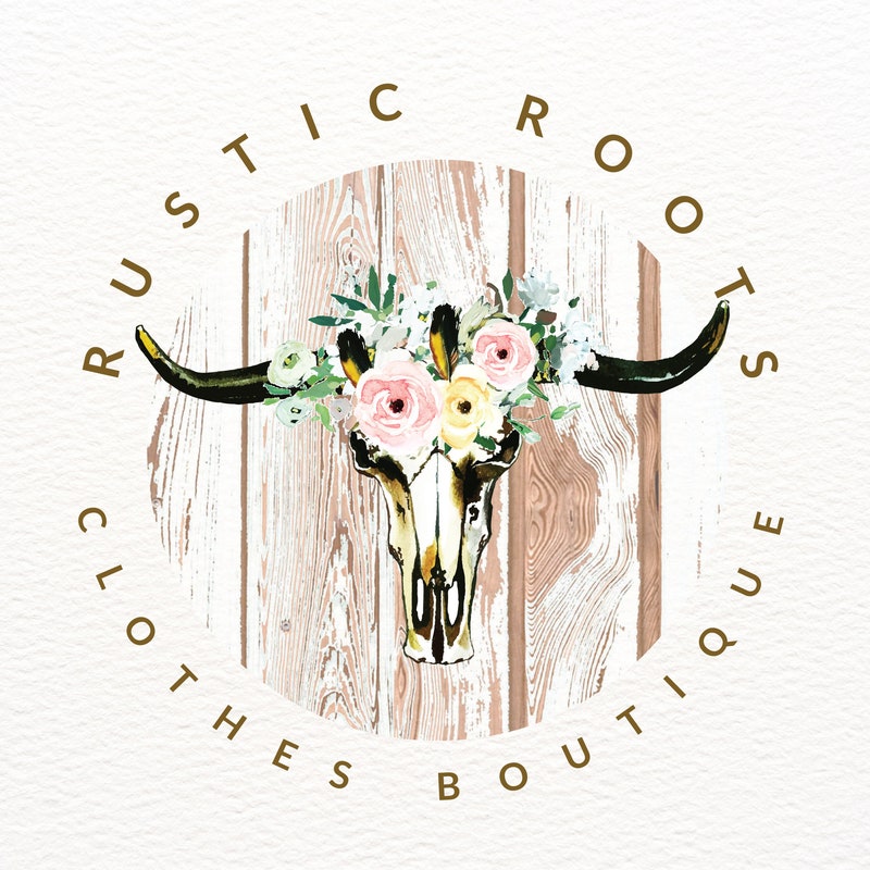 Rustic Circle Stamp - Etsy