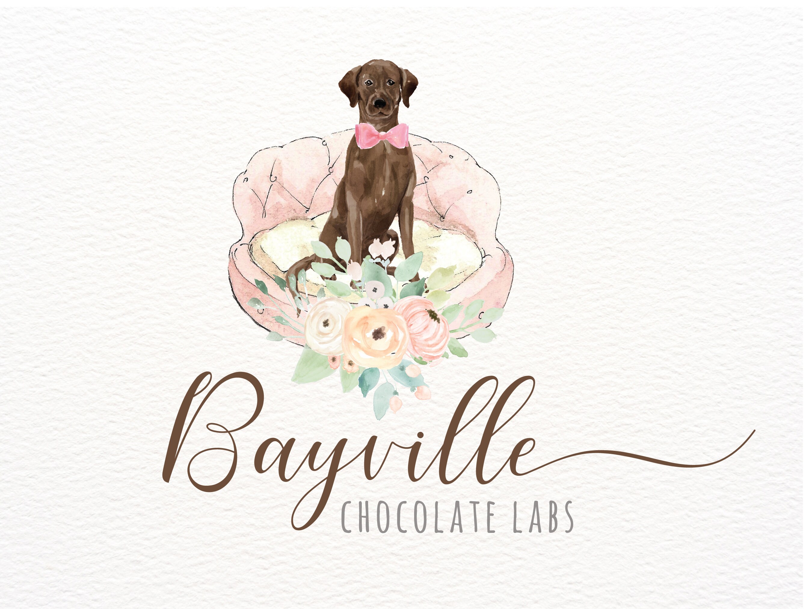 Chocolate Lab Logo