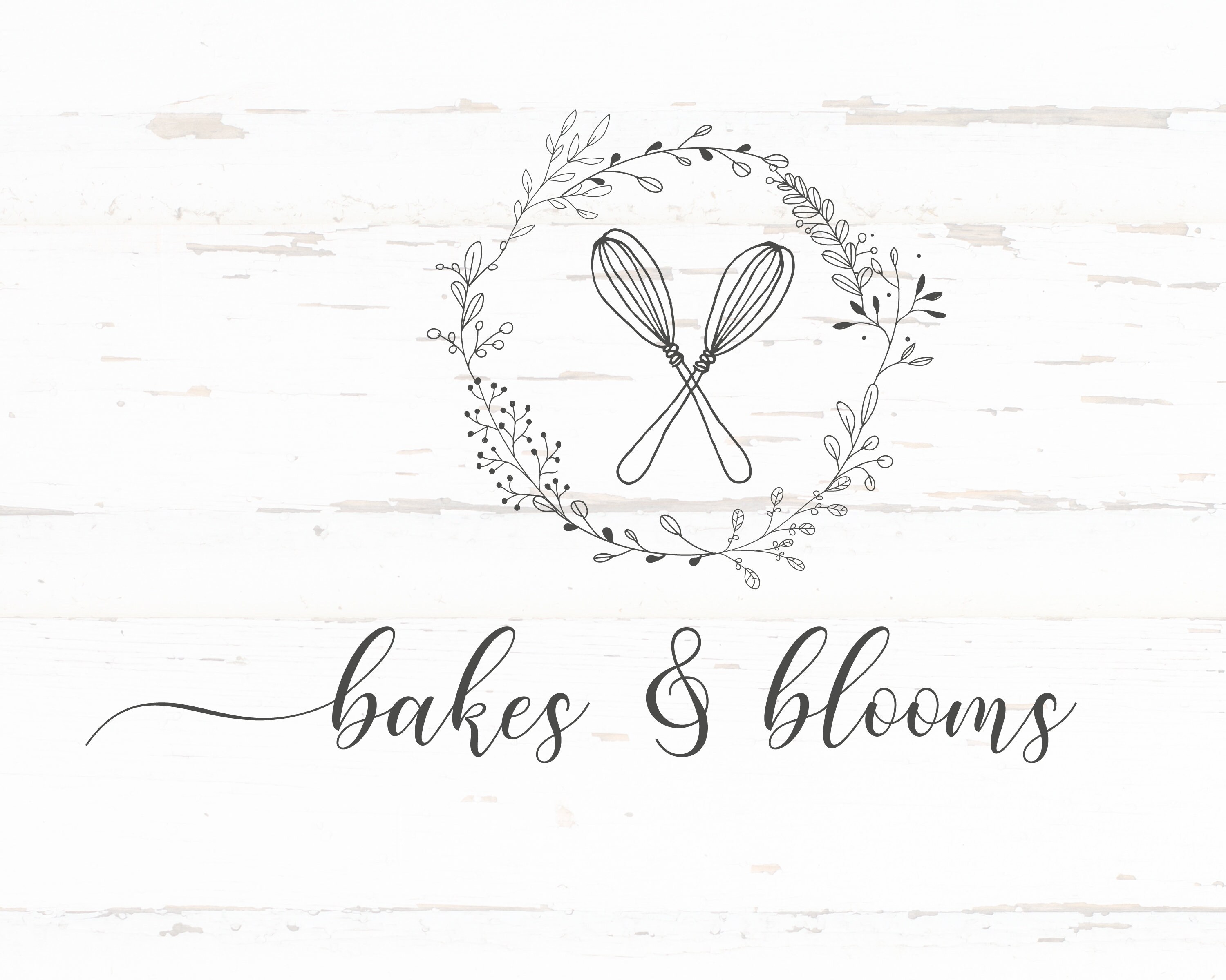 Minimalist Bakery Logo Simple Baking Logo Design Branding - Etsy