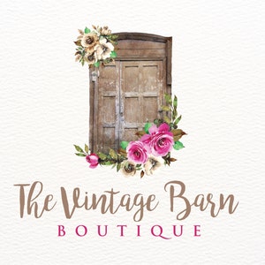 Barn Door Logo, Rustic Farm Logo, Distressed Wood, Shiplap, Antique ...
