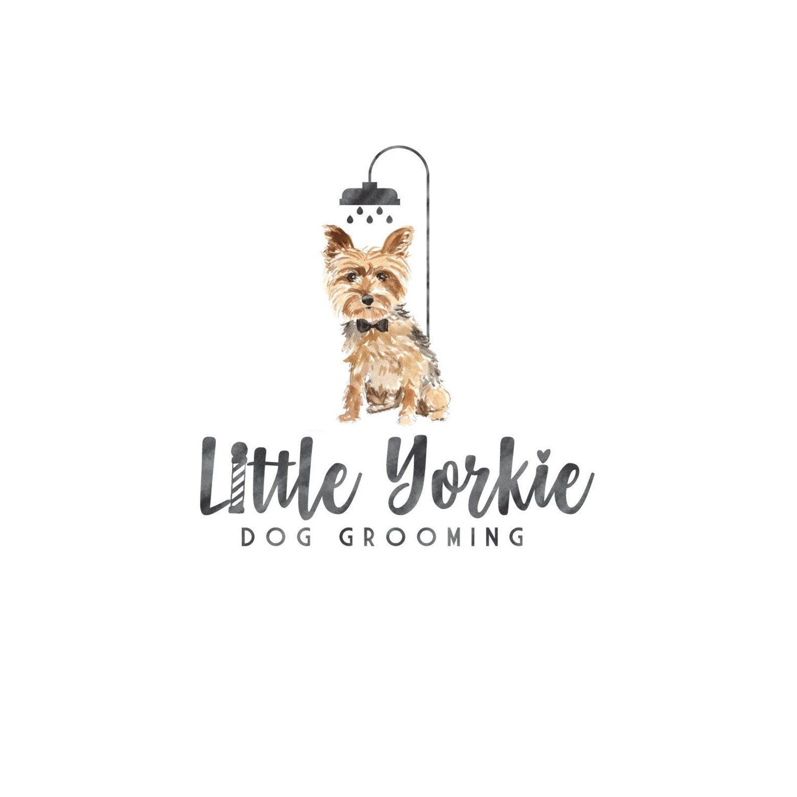 Yorkie Logo Yorkshire Terrier Logo Grooming Logo Pet Salon - Etsy