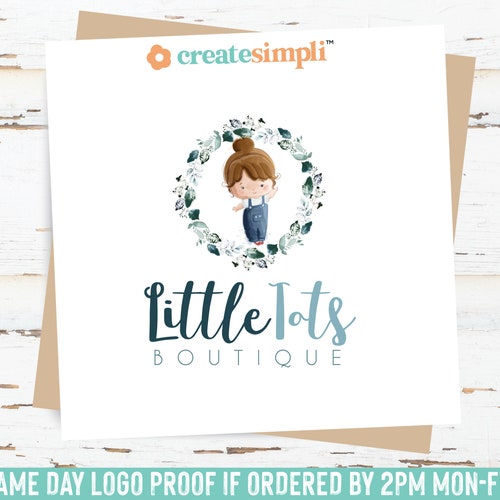 Kids Boutique Logo Design Children's Store Logo Branding - Etsy