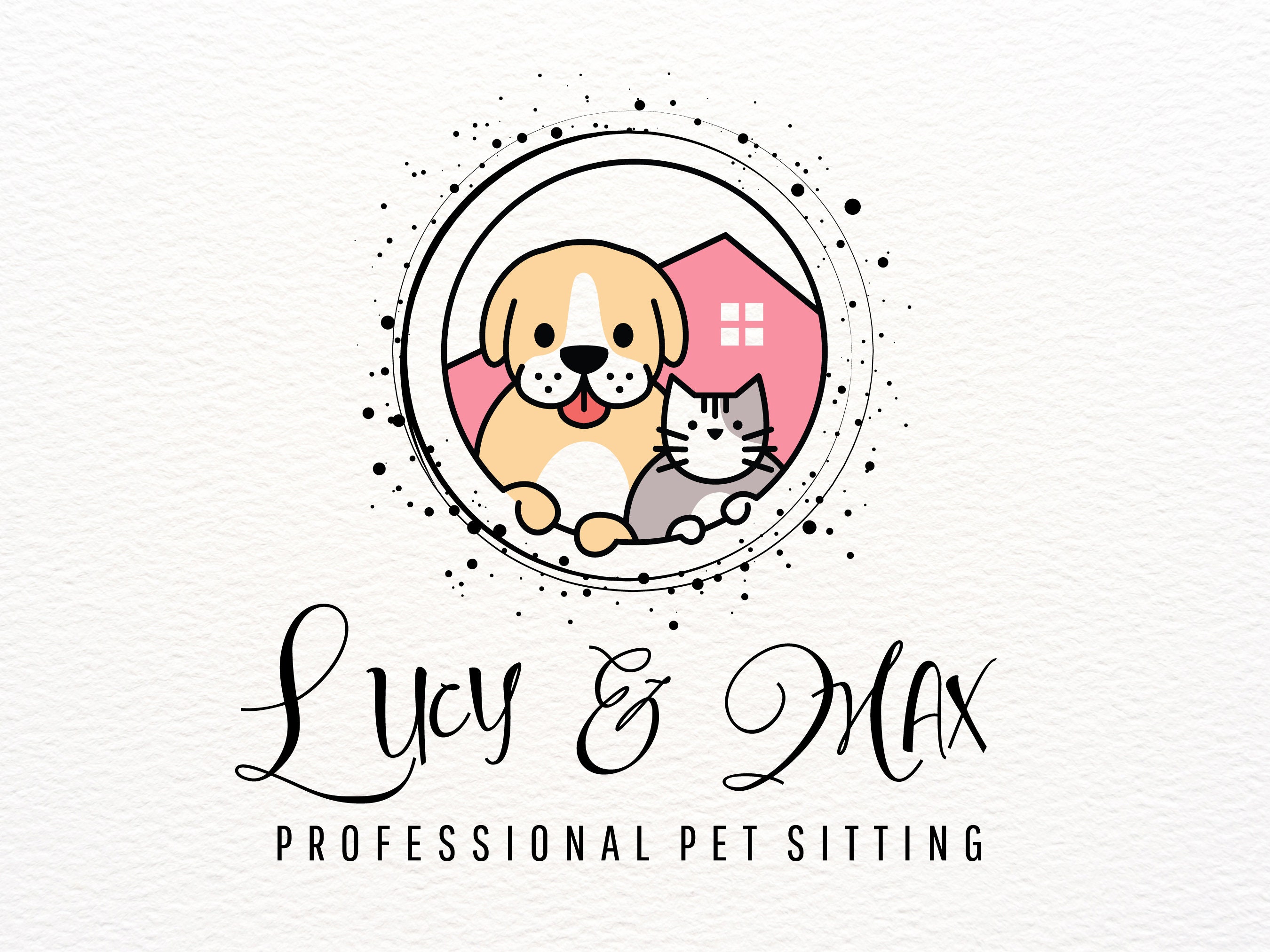 Pet Sitting Logo Design