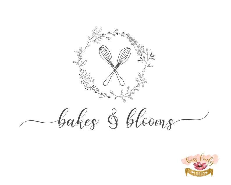 Minimalist Bakery Logo Simple Baking Logo Design Branding | Etsy