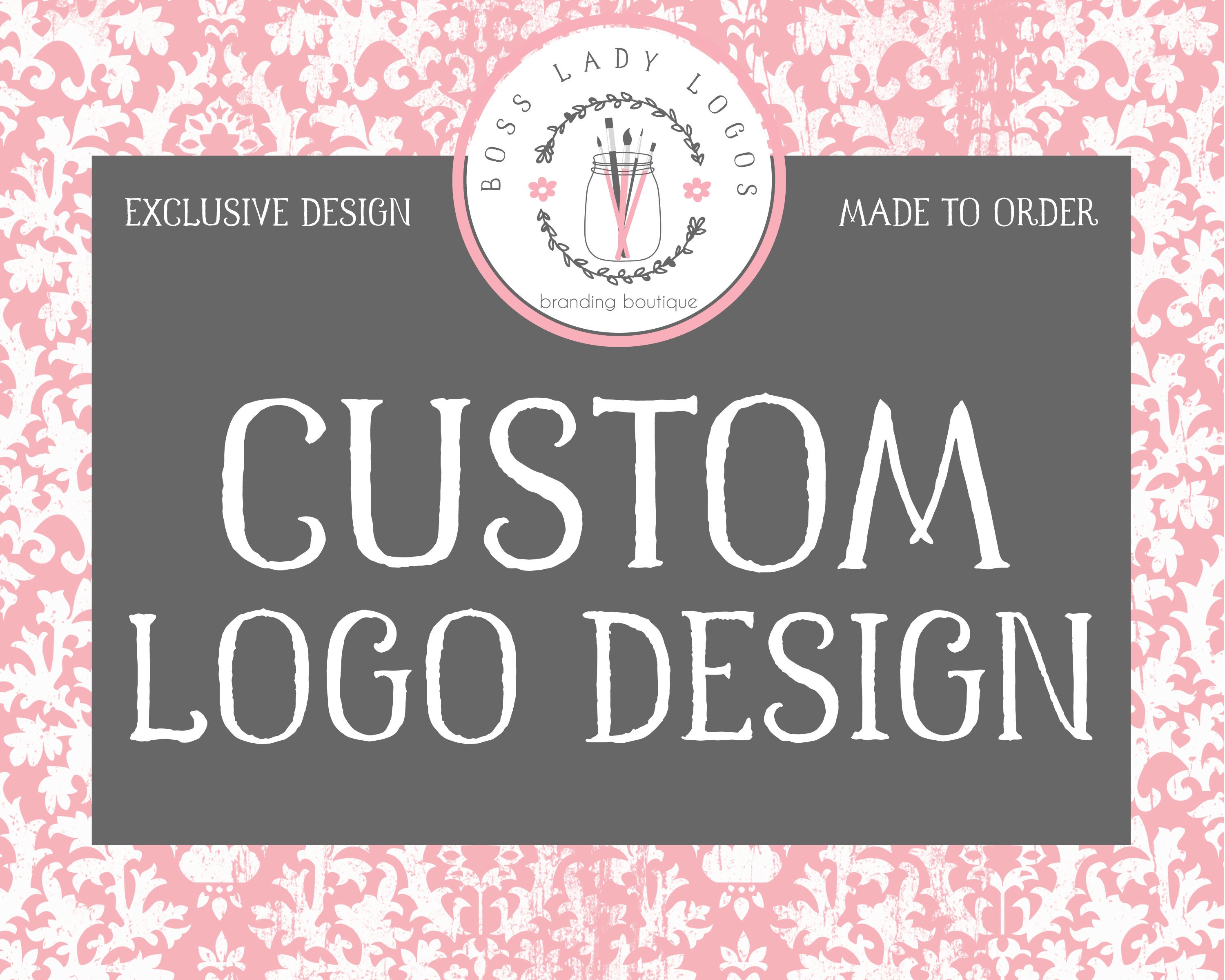 Logo Design NO CLIPART Full Copyright Transfer Unique and - Etsy