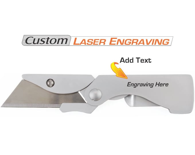 Personalized Gerber EAB Utility Pocket Knife Box Cutter - Custom Made ...
