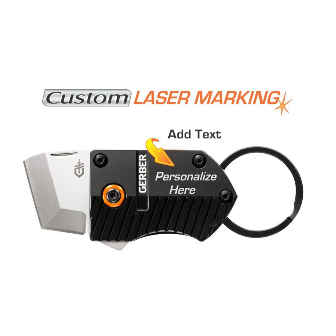 Gerber Key Note Keychain Knife Custom Laser Engraved - Makes the ...