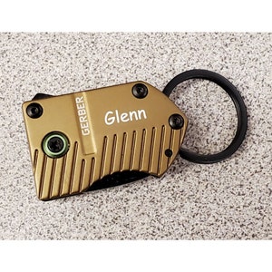 Gerber Key Note Knife – Custom Laser Engraved Keychain - Etsy