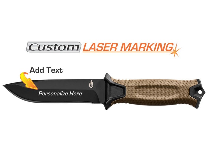 Gerber Strongarm Fixed Blade Military Knife Custom Laser Engraved ...