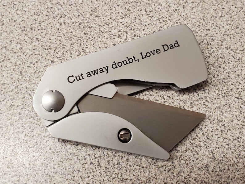 Personalized Gerber EAB Utility Pocket Knife Box Cutter - Custom Made ...