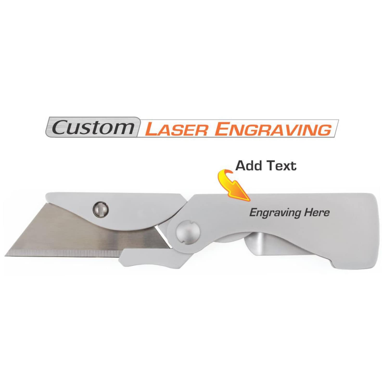 Personalized Gerber EAB Utility Pocket Knife Box Cutter - Custom Made ...