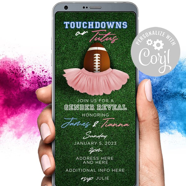 Touchdowns or Tutus - Etsy