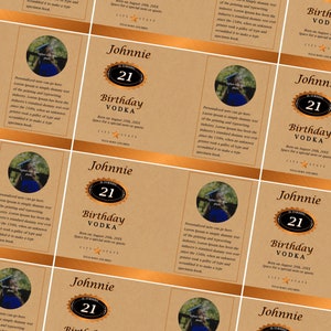 Tito's Mini Vodka Inspired Personalized Labels Edit Download & Print at ...