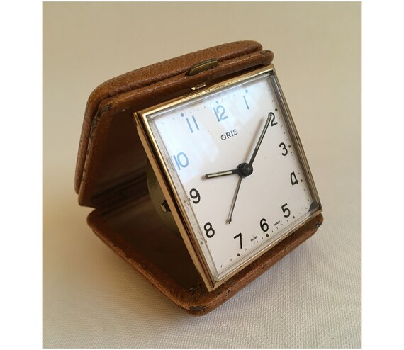 ORIS Folding Travel Alarm Clock Art Deco Mechanical Hand-wound - Etsy