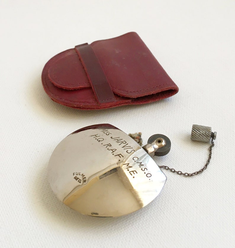 RAF Art Deco Miniature Chrome Lighter RAF HQ Middle East Trench Art ...