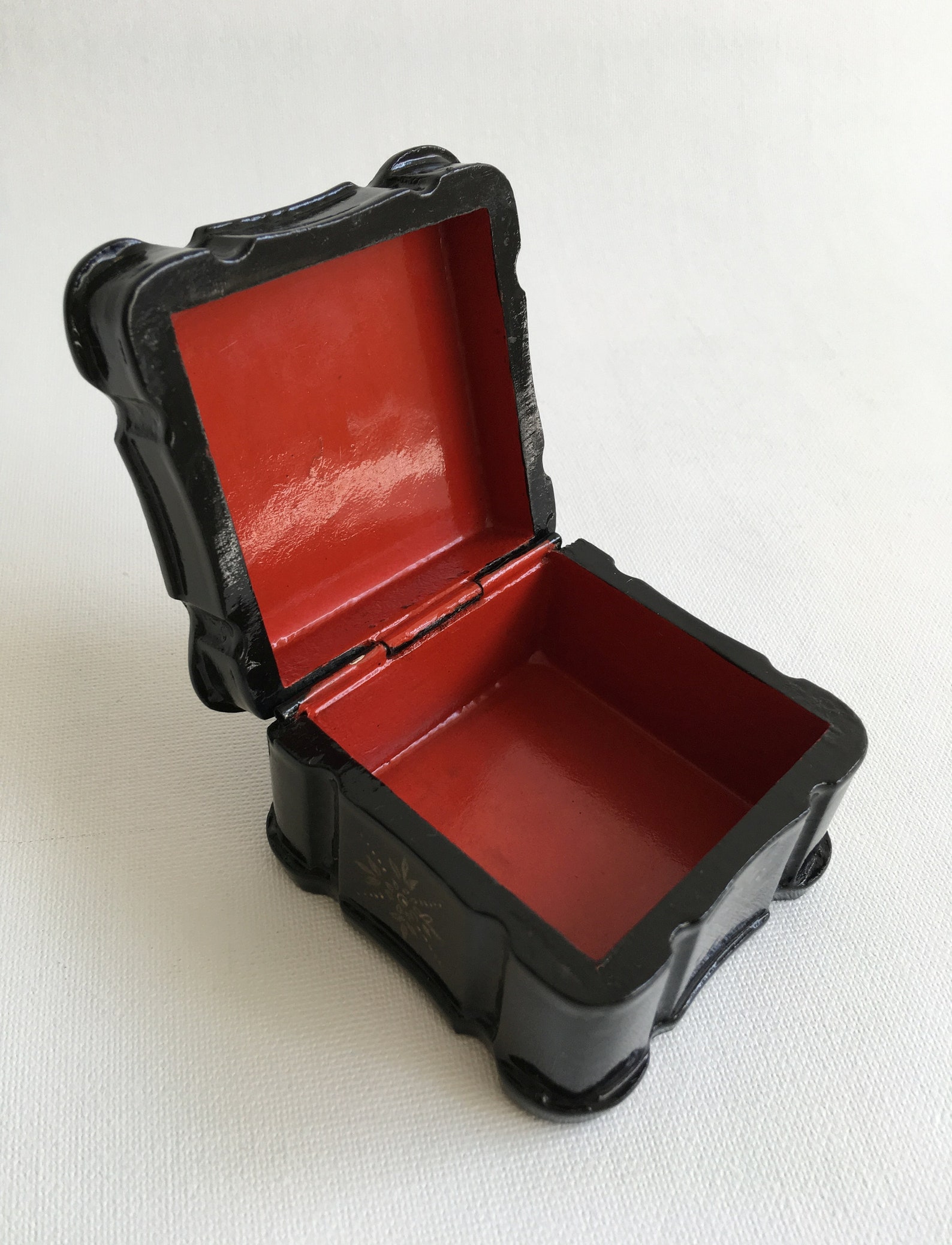 Palekh Lacquer Box Hand-Painted with Tempera Miniature | Etsy