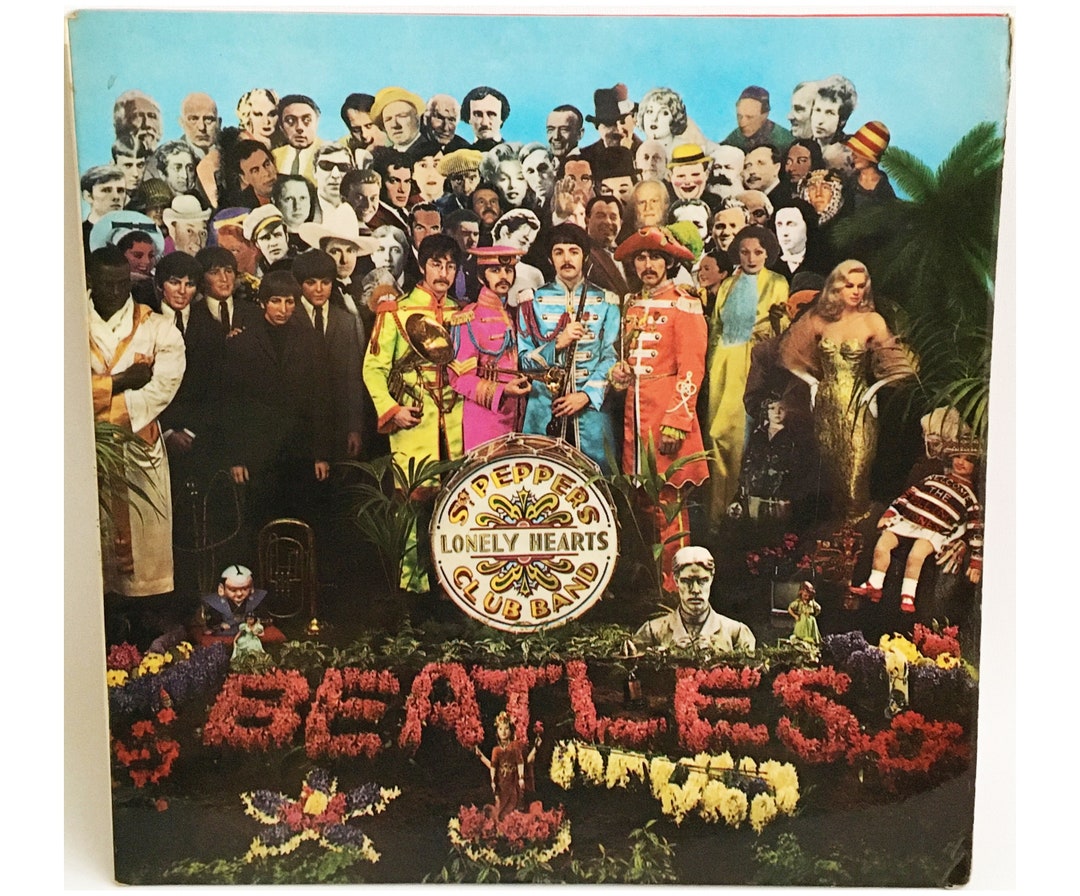 The Beatles Sgt. Pepper’s Lonely Hearts Club Band Album Stereo LP Cover ...