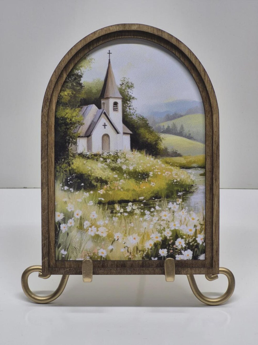 Church Printed Arched Picture - Etsy