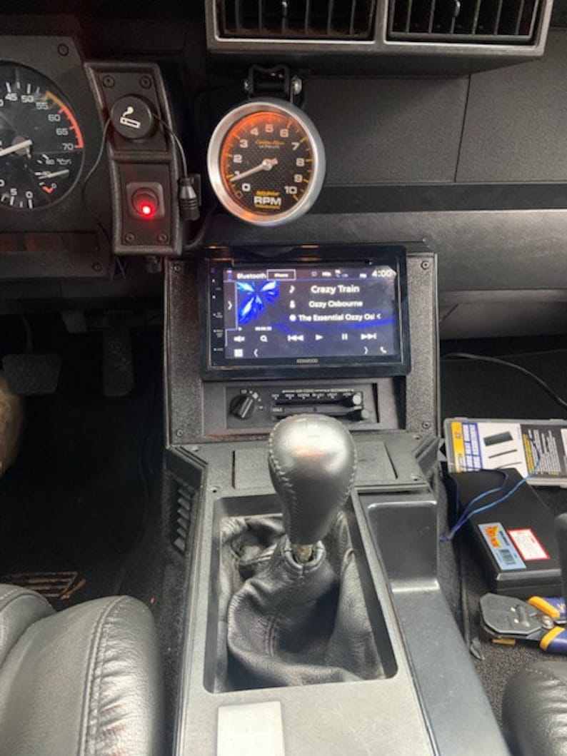 Custom 3rd Gen Camaro Double Din Bezel Hvac On Bottom Etsy