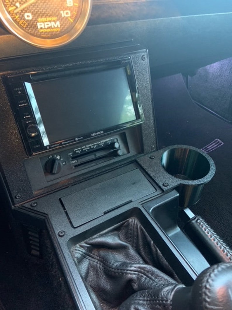 Custom 3rd Gen Camaro Double Din Bezel Hvac On Bottom Etsy