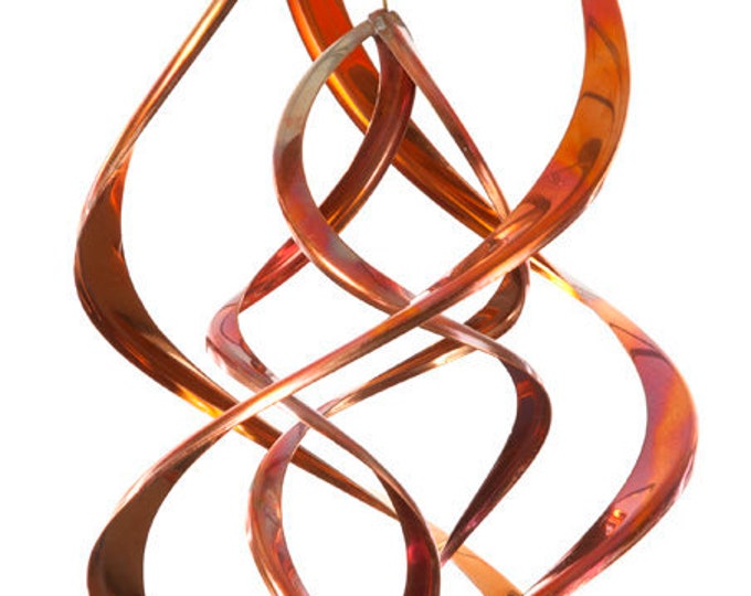 Double Infinity, Wind Spinner, Copper, - Etsy