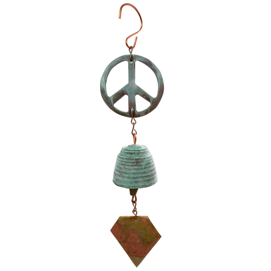 Peace Sign Bronze Bell Gift,by Harmony Hollow - Etsy