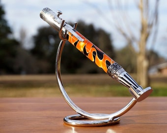 Hot Rod Flames Ballpoint Pen Hot Rod Art With Stick Shift - Etsy