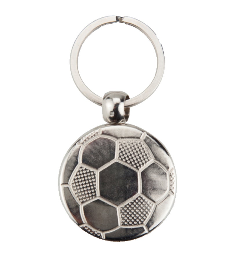 Photo Key-chain Sports Soccer Back Metal Keychain Great - Etsy