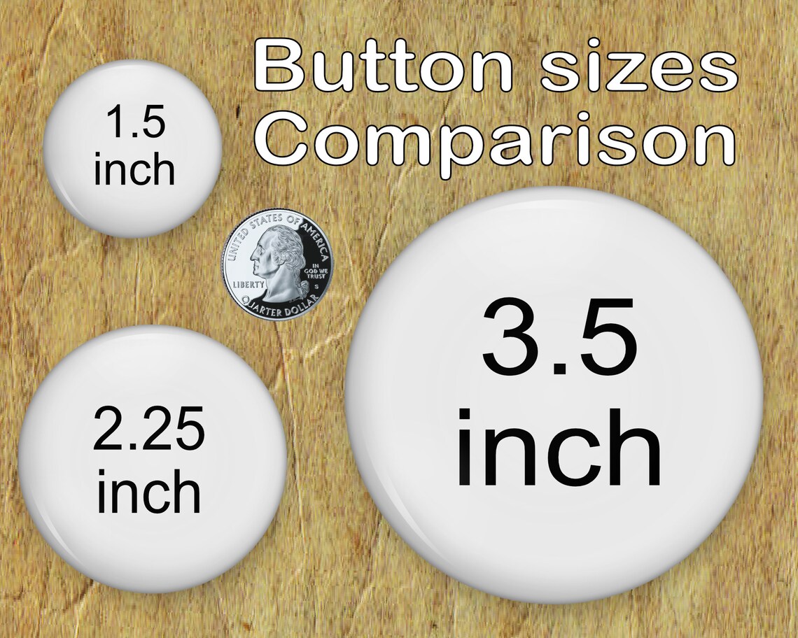 Custom Pinback Button in 2.25 Inch Size Great for Photos or - Etsy