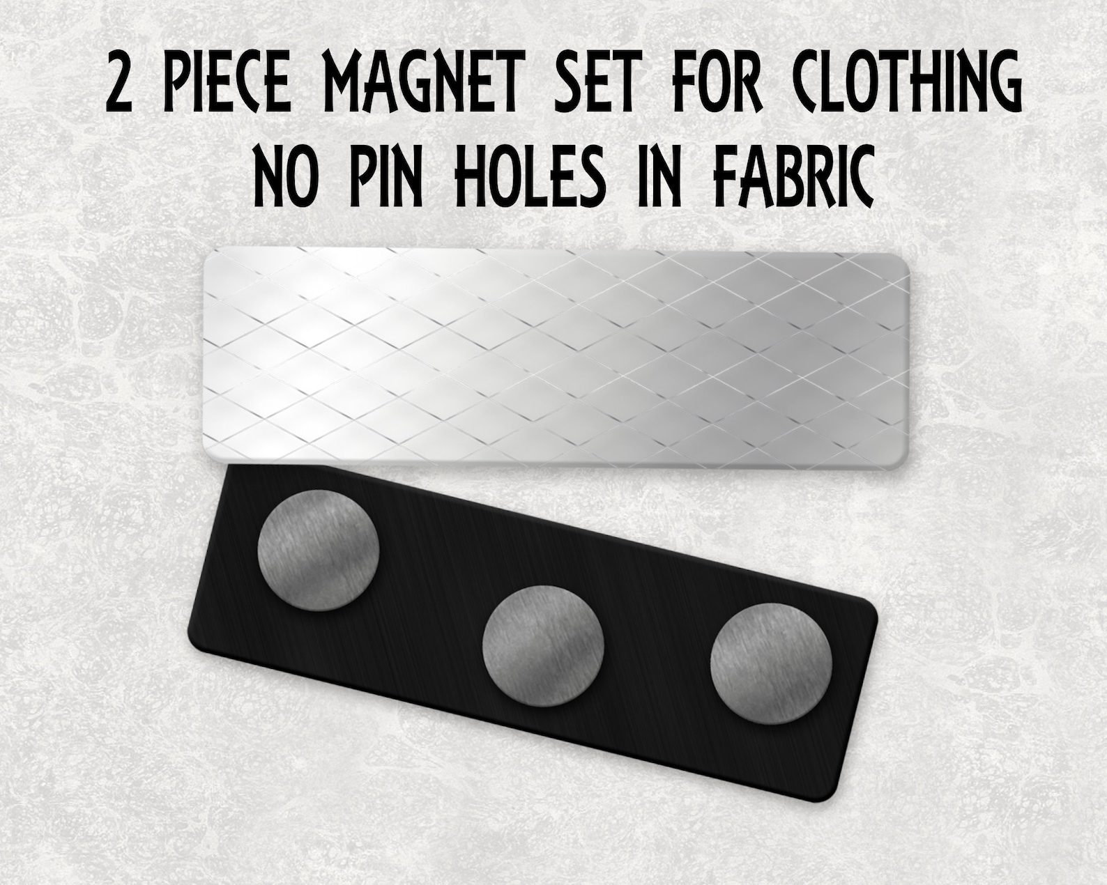 Custom Button Magnet for Clothing Wearable No Hole Needed - Etsy