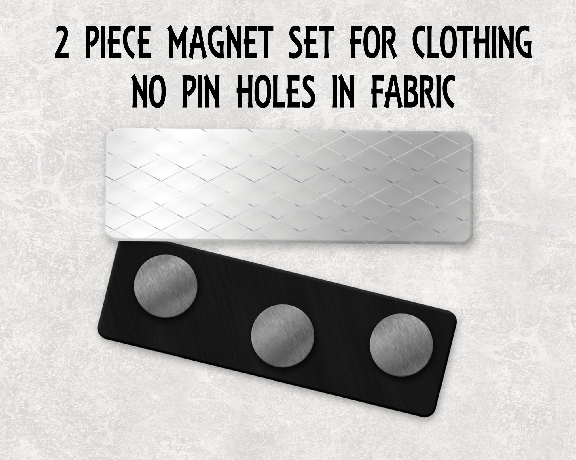 Custom Button Magnet for Clothing Wearable No Hole Needed - Etsy
