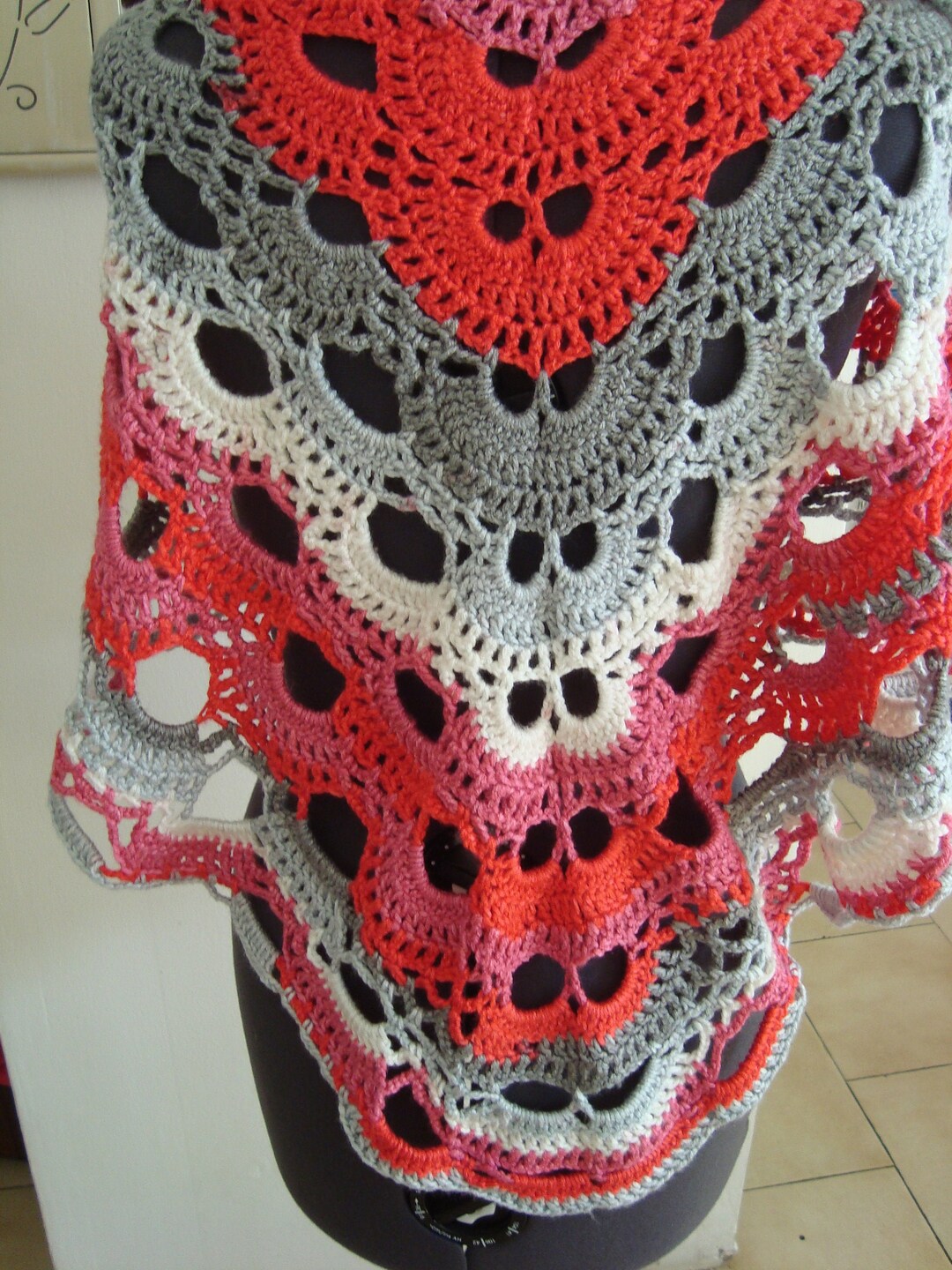 Colorful Shawl - Etsy