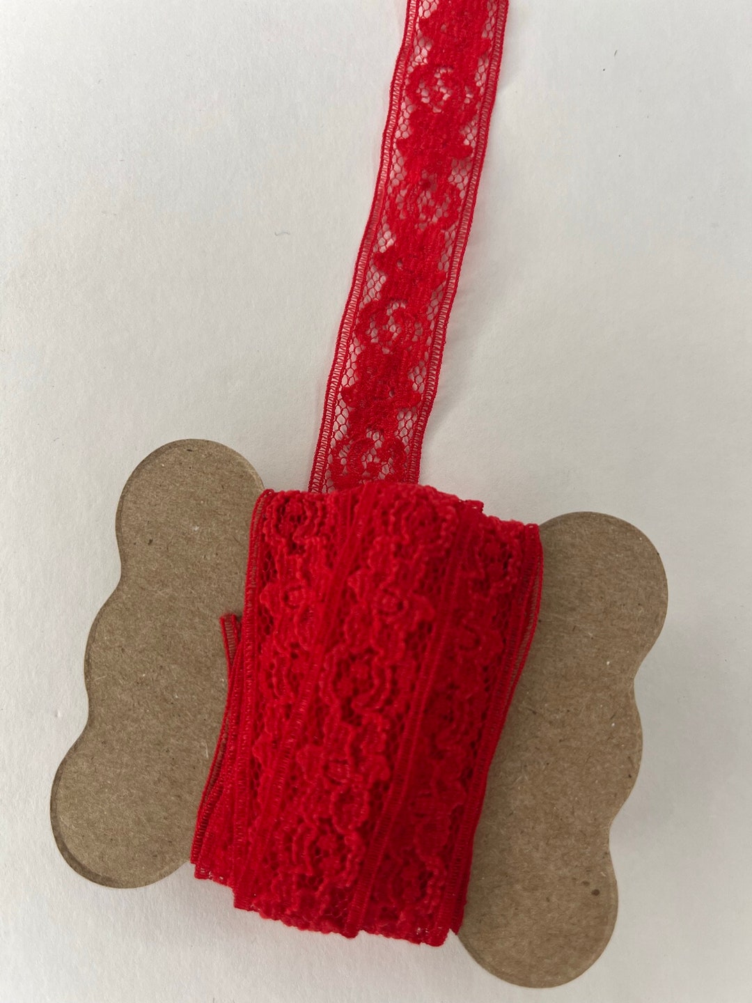 Small Red Flower Lace Beautiful Lace Vintage Lace - Etsy