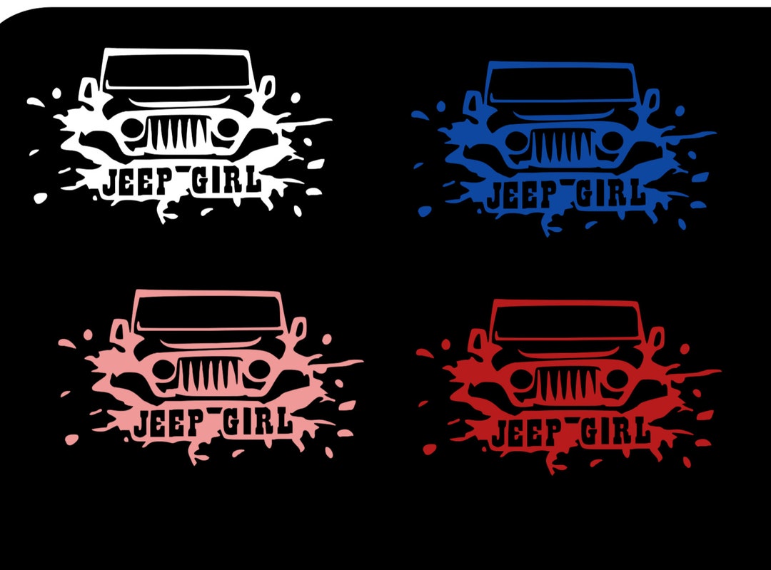 JEEP GIRL DECAL - Etsy