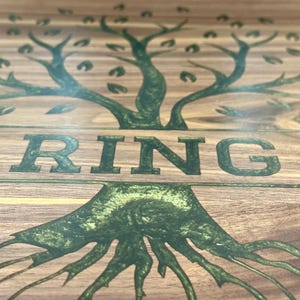 Custom Walnut Stove Top Cover: Personalized Serving Board, Kitchen ...